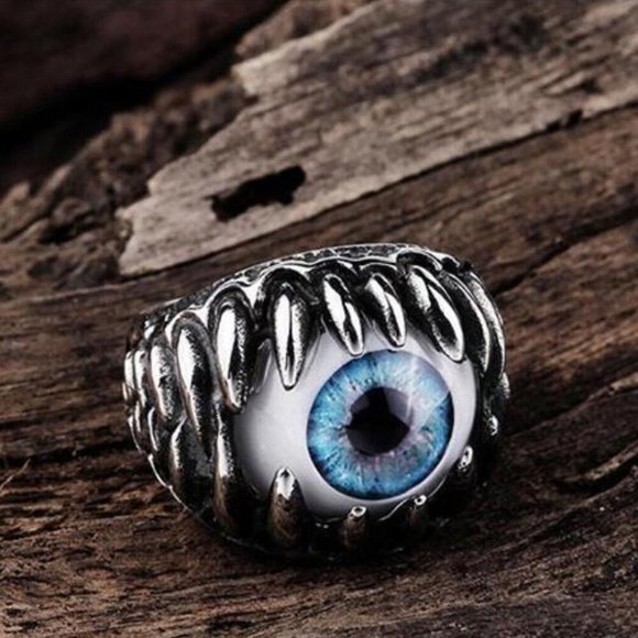 dazzling items | Accessories | Mens Silver Evil Eye Ring | Poshmark
